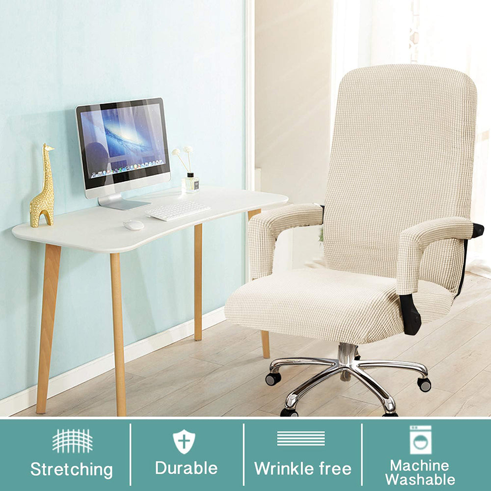 Office Chair Covers Stretchable Computer Desk Chair Covers Mid - High ...
