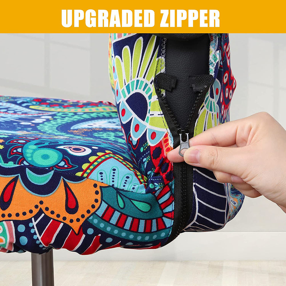 Office Chair Cover One Piece Stretch Printed Computer Office Chair ...