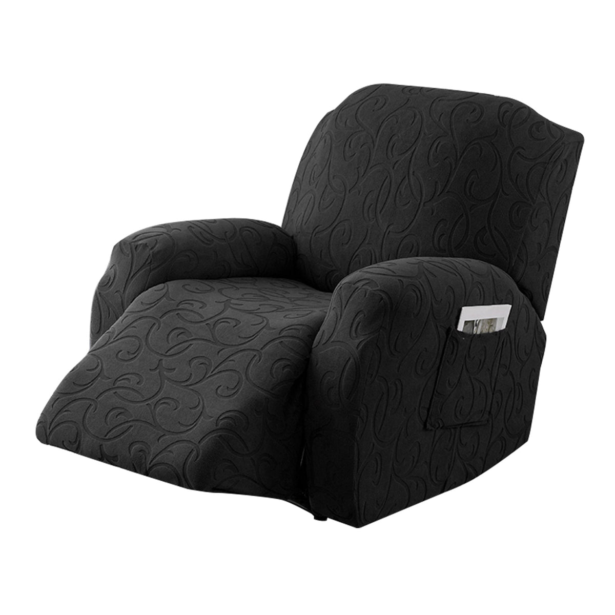 Flower Pattern 4 Pieces Recliner Cover– Sureix