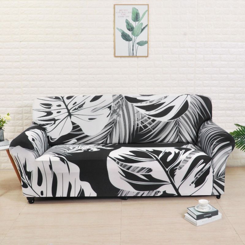 Sofa Loveseat Slipcover has elastic fabric Perfect Fit Any Sofa Cover ...