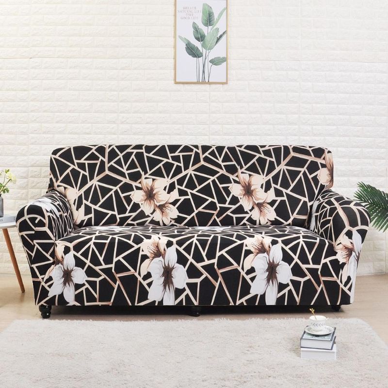 Sofa Loveseat Slipcover has elastic fabric Perfect Fit Any Sofa Cover ...