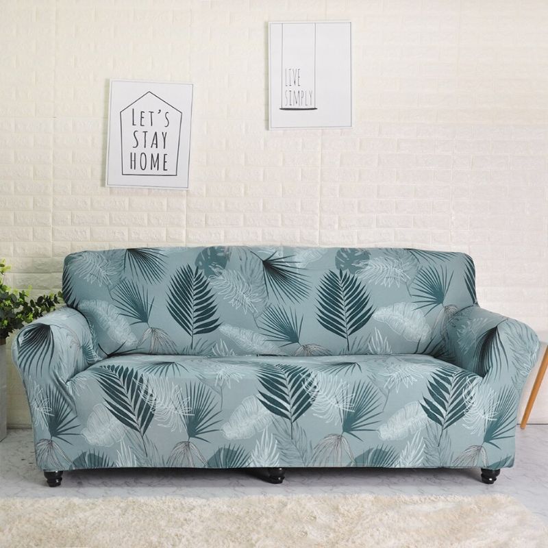 Sofa Loveseat Slipcover has elastic fabric Perfect Fit Any Sofa Cover ...