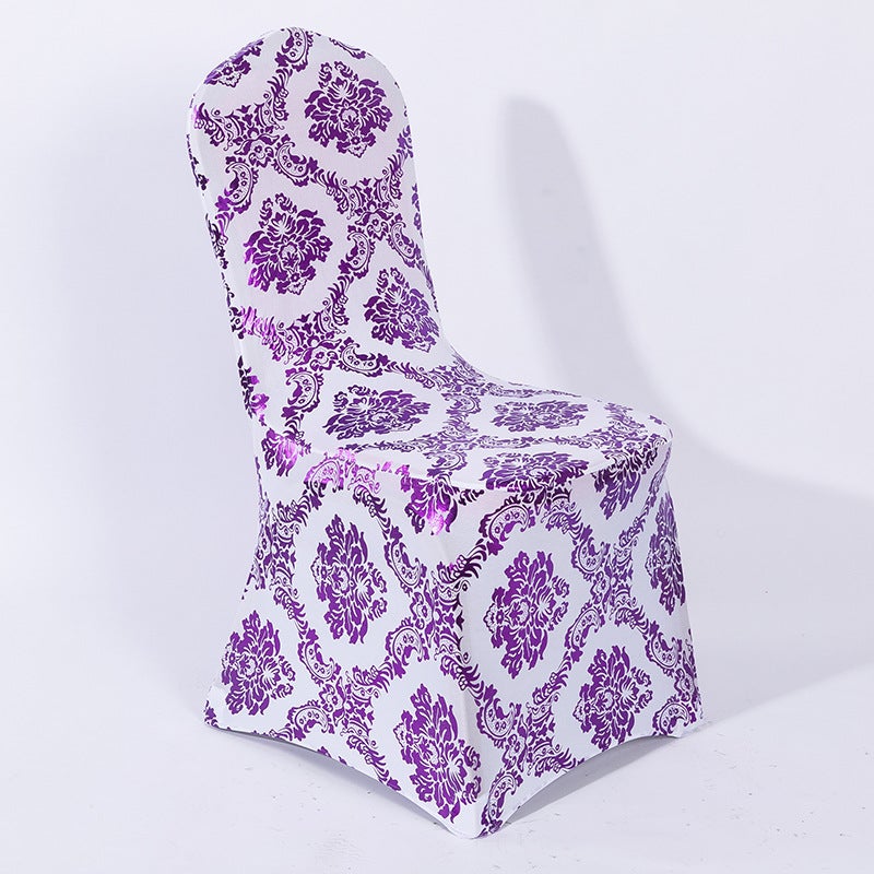 Flower Printed Chair Covers Stretch dining Chair Cover for Banquet– Sureix