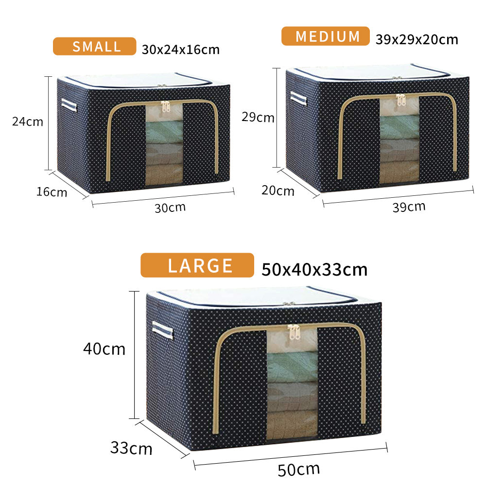 Spaceplus Cloth Steel Frame Storage Box– Sureix