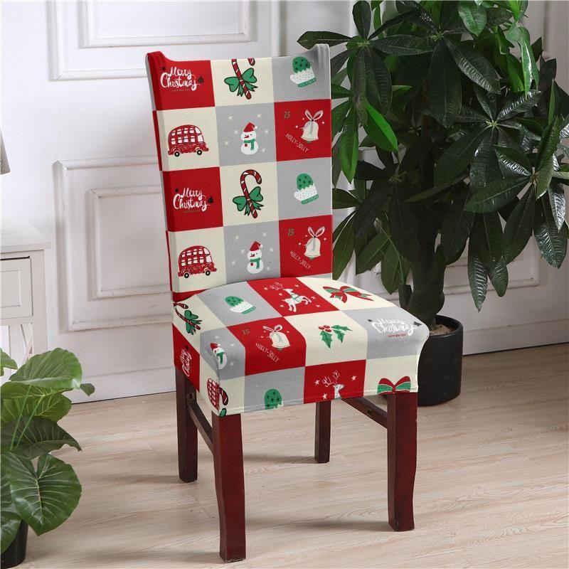 Christmas Holiday Bells Dining Chair Covers– Sureix