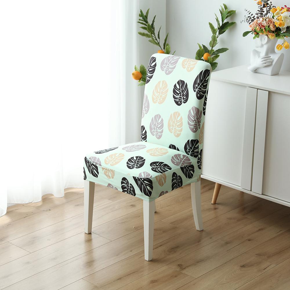 Leaf pattern Stretchy Removable Chair Covers– Sureix