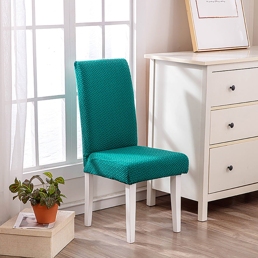 Flocked Fleece Solid Color Stretch Chair Cover– Sureix